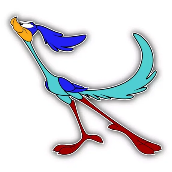 DOPASTICKER Roadrunner Sing Cartoon Car Sticker Decal Phone Decal Water ...
