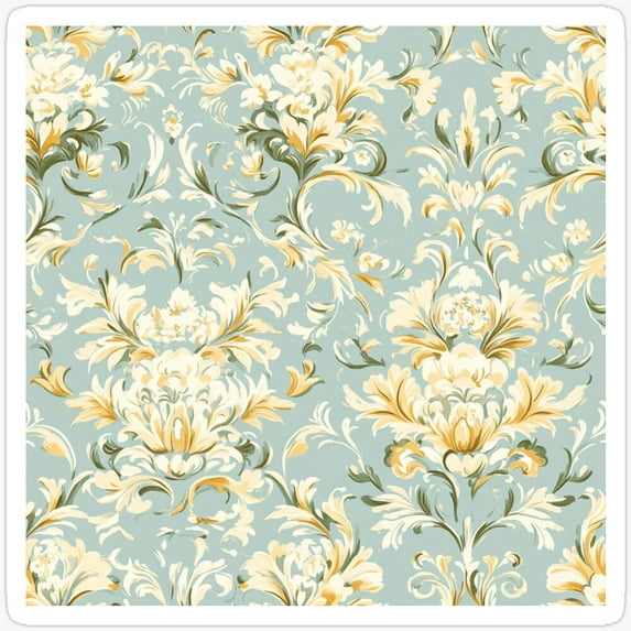 DOPASTICKER Rococo, A Golden Renaissance Sticker Phone Decal Water ...