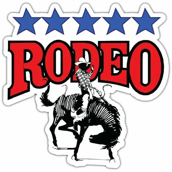 DOPASTICKER Rodeo Car Window Sticker Decal Phone Decal Water Bottle ...