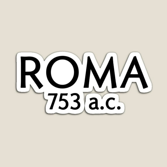 DOPASTICKER Roma 753 A.C. Sticker Decorative Laptop, Phone Stickers ...