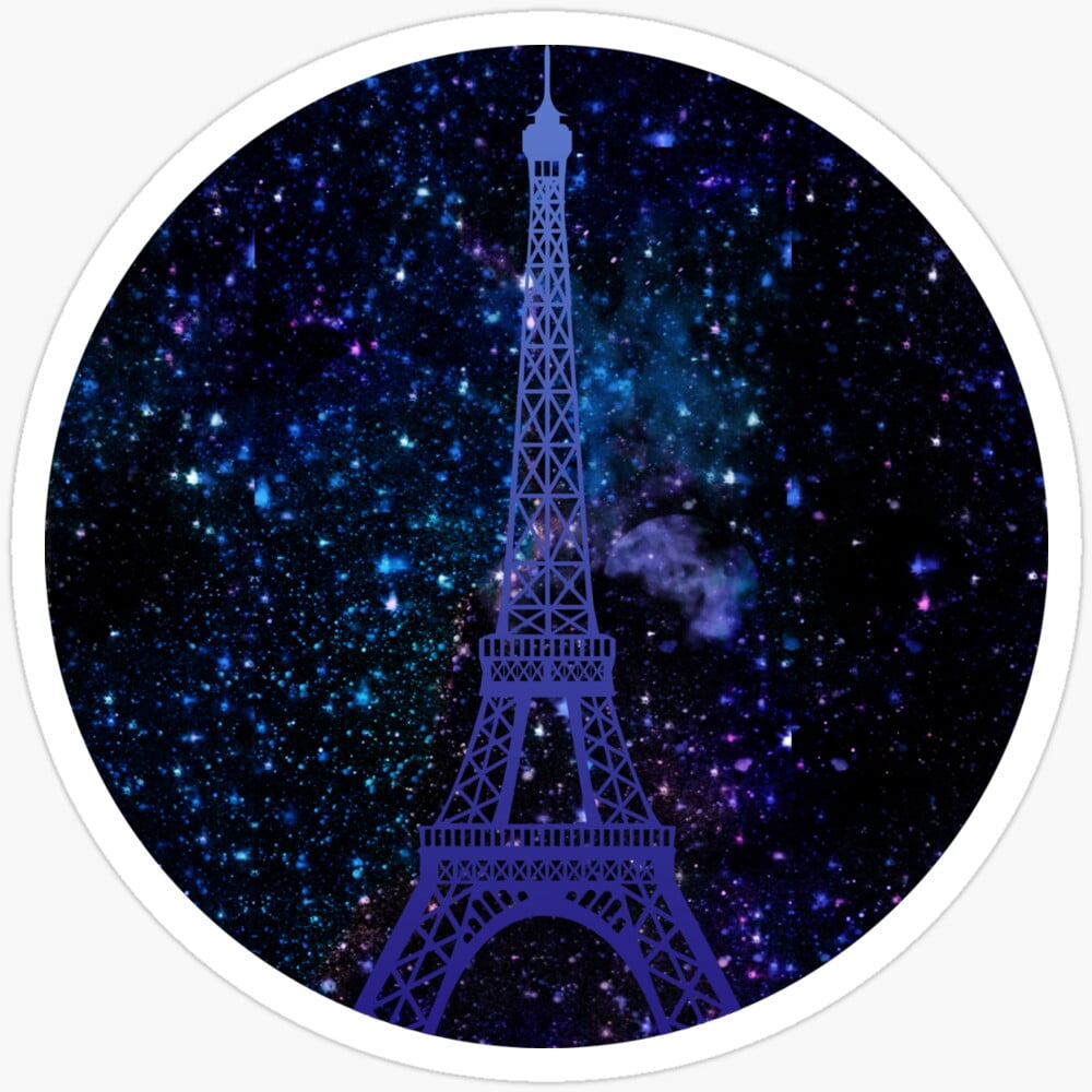 DOPASTICKER Roman.Tic Paris, Eiffel Tower Sticker Phone Decal Water ...