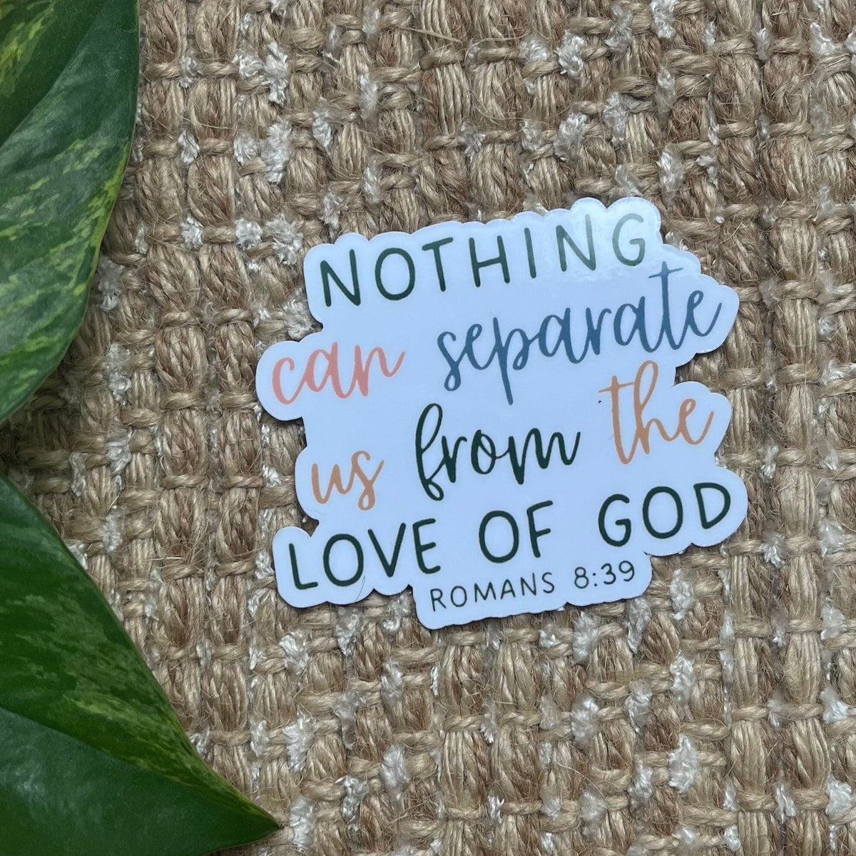 DOPASTICKER Romans 8:39 Nothing Can Separate Us From The Love Of God ...