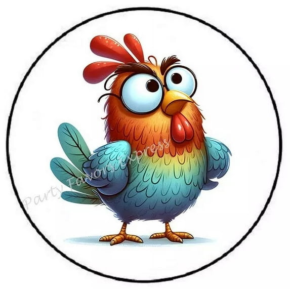 DOPASTICKER Rooster Chicken Decorative Laptop, Phone Stickers ...