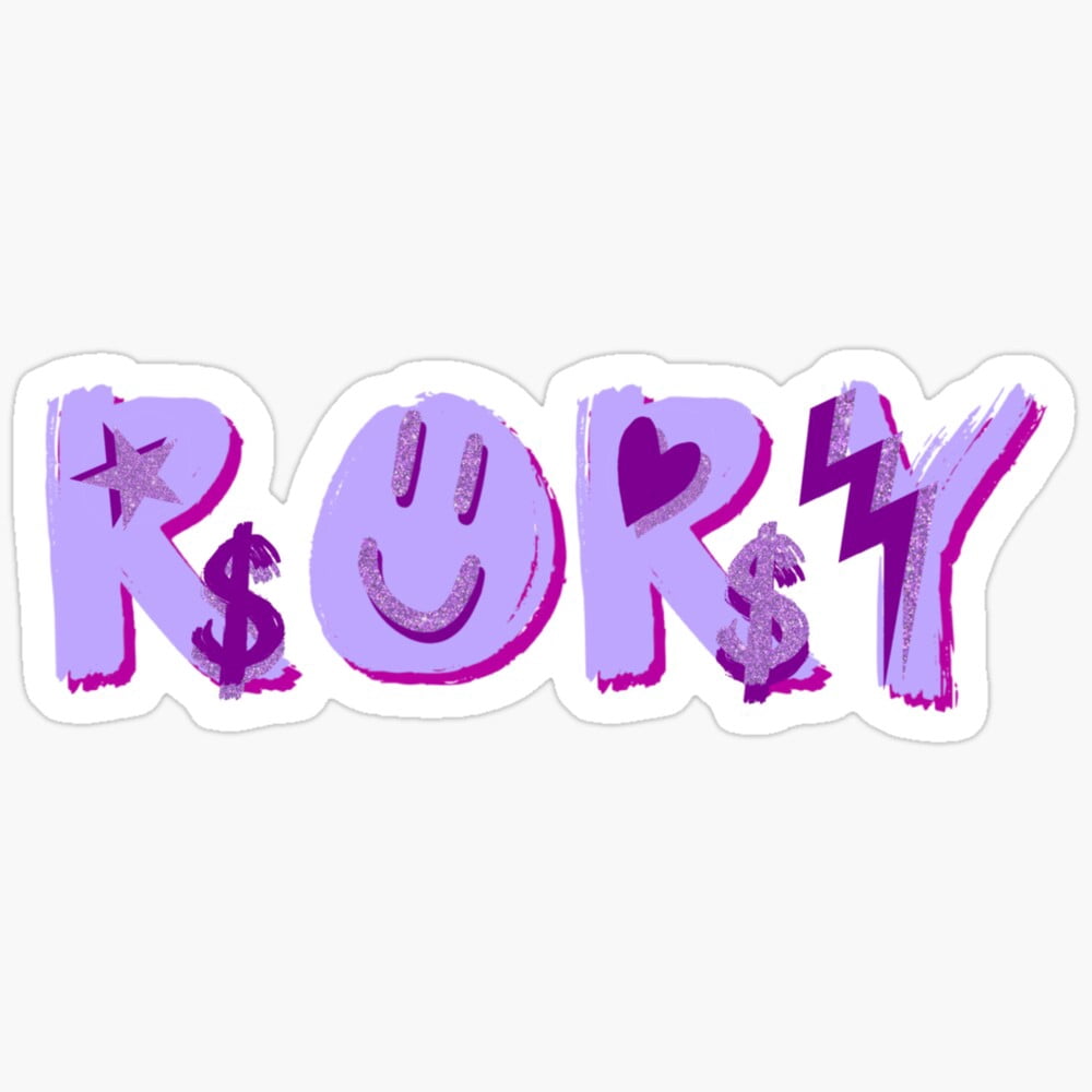 DOPASTICKER Rory Name, Perfect Birthday Gift Everyone Phone Sticker ...