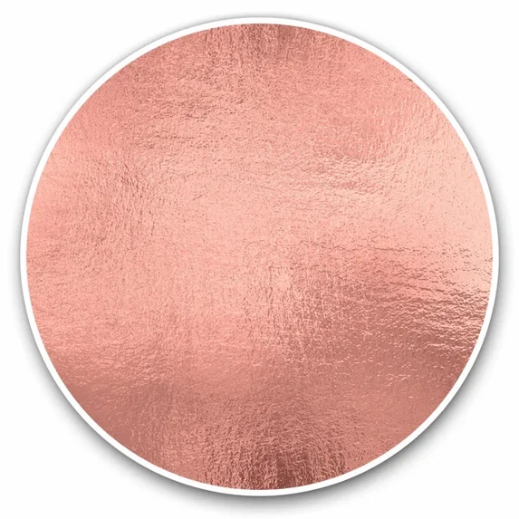 DOPASTICKER Rose Gold Foil Copper Colour Shimmer Cool Gift Decorative ...