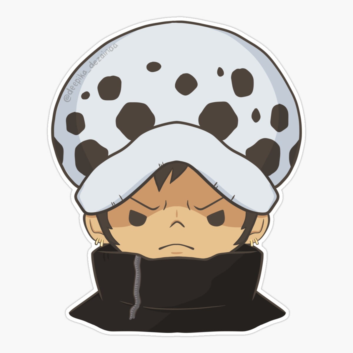 DOPASTICKER Rossetti'S Wombat In Blue Marigold Sticker, Phone Sticker ...