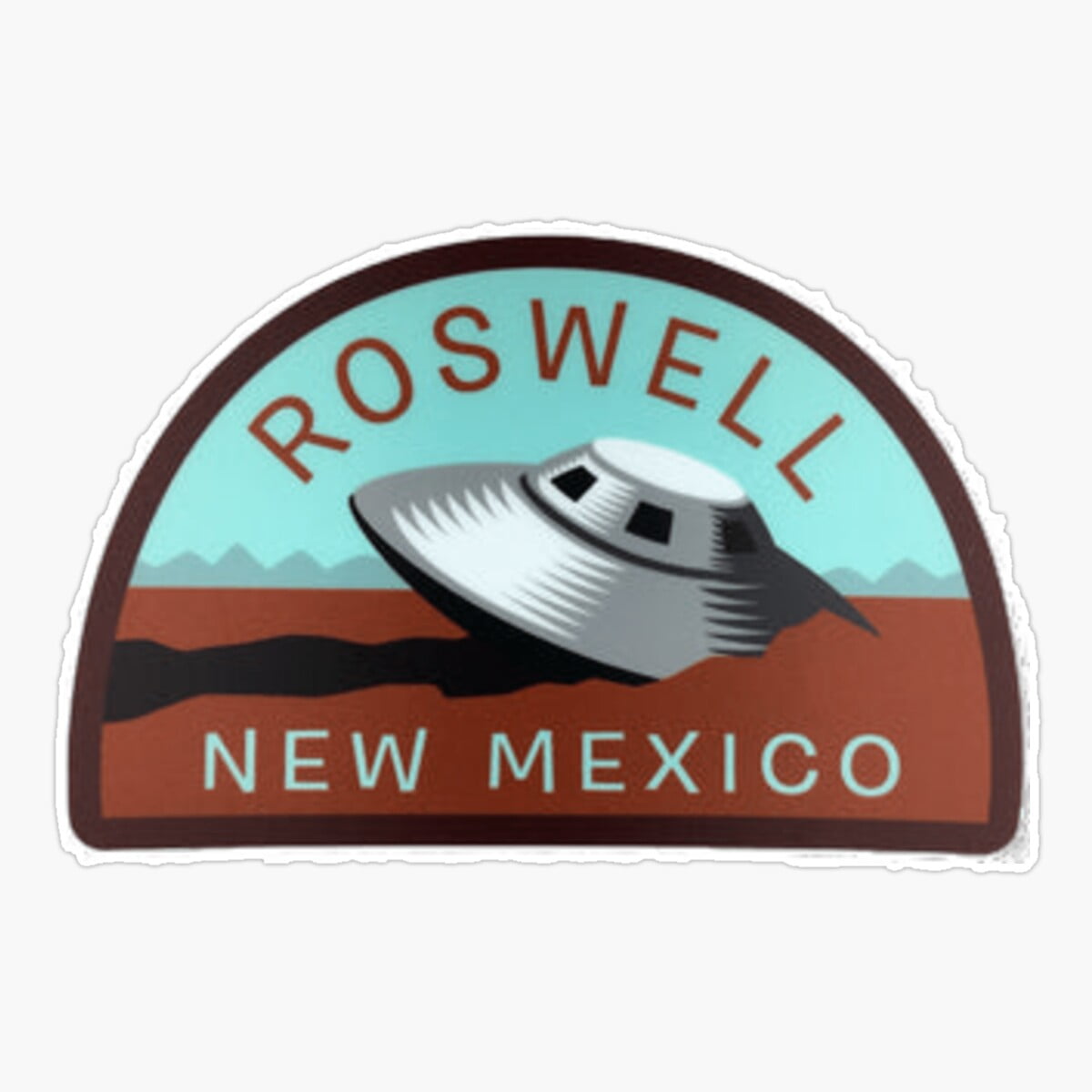 DOPASTICKER Roswell New Mexico Travel Sticker Logo Sticker, Phone ...