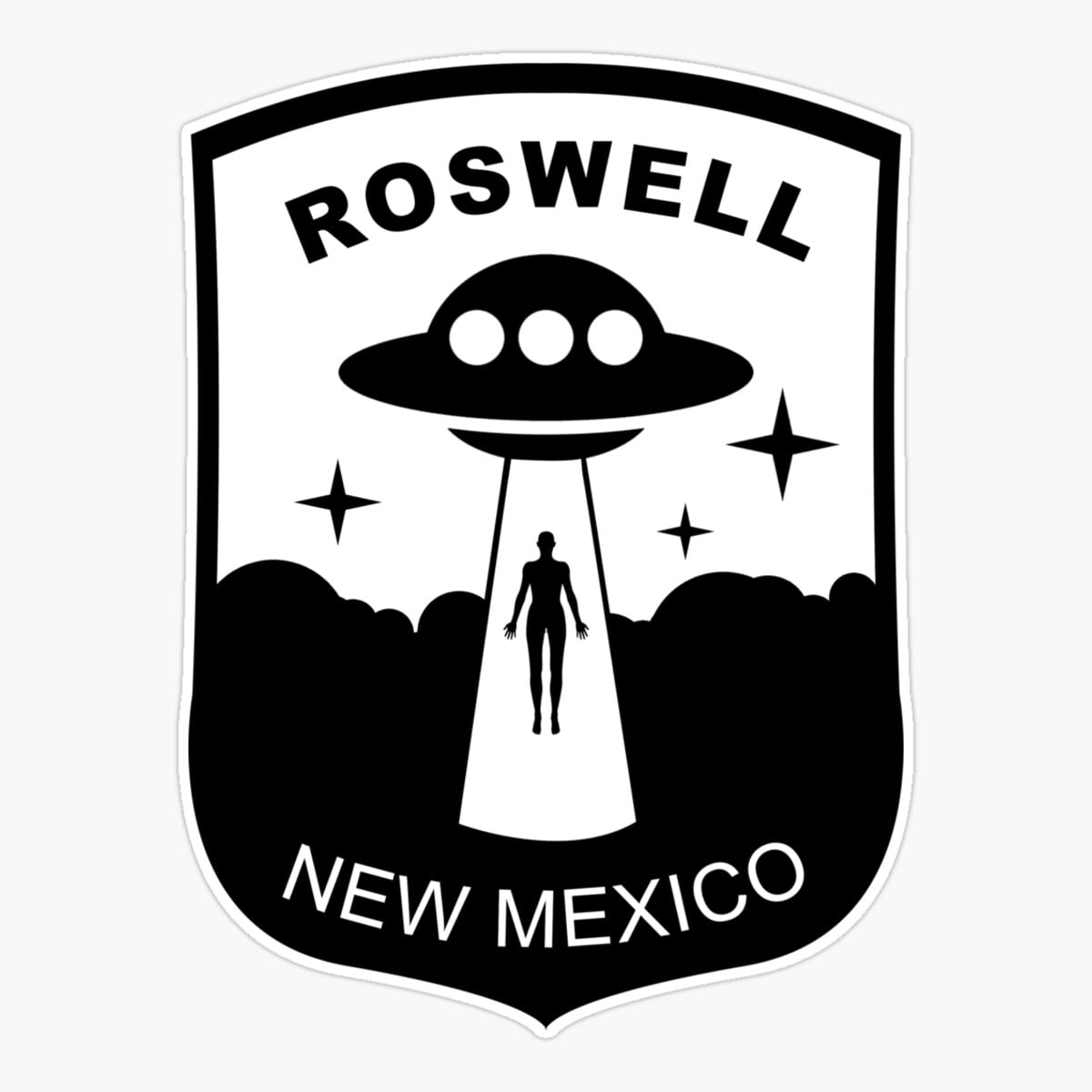 DOPASTICKER Roswell New Mexico Uo Conspiricy Patch Sticker, Phone ...