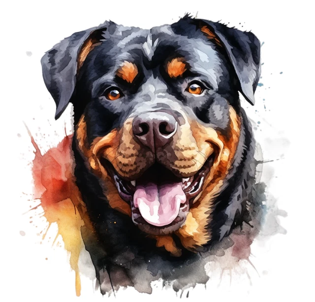 DOPASTICKER Rottweiler Dog Car Sticker Dogs Sticker Phone Sticker ...