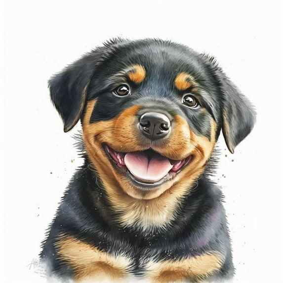 DOPASTICKER Rottweiler Dog Car Sticker Dogs Sticker Phone Sticker ...