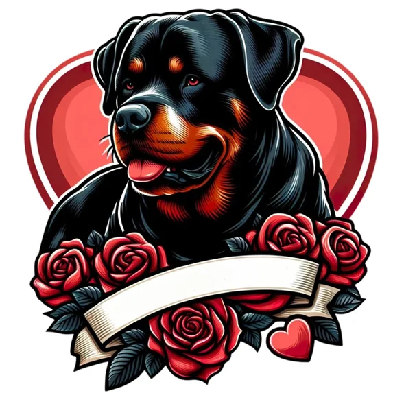 DOPASTICKER Rottweiler Dog Car Sticker Dogs Sticker Phone Sticker ...