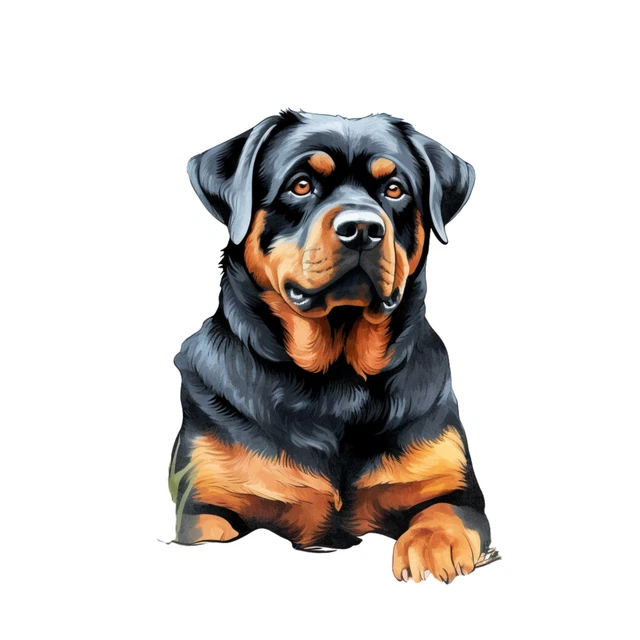 DOPASTICKER Rottweiler Dog Car Sticker Dogs Sticker Phone Sticker ...