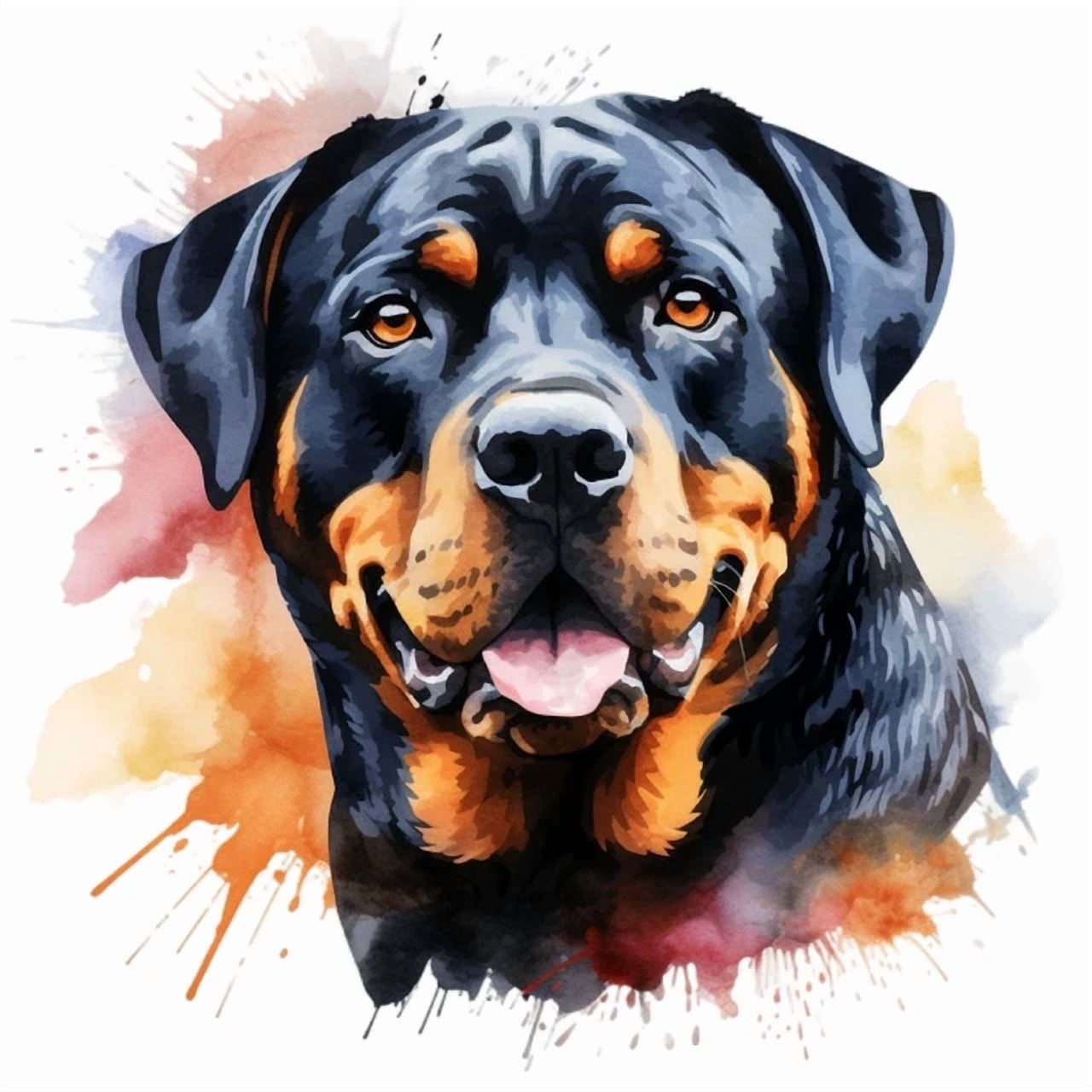 DOPASTICKER Rottweiler Dog Car Sticker Dogs Sticker Phone Sticker ...