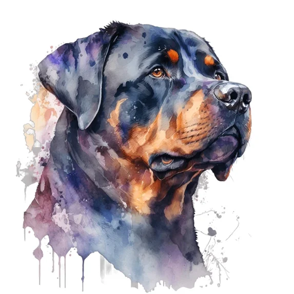DOPASTICKER Rottweiler Dog Car Sticker Dogs Sticker Phone Sticker ...
