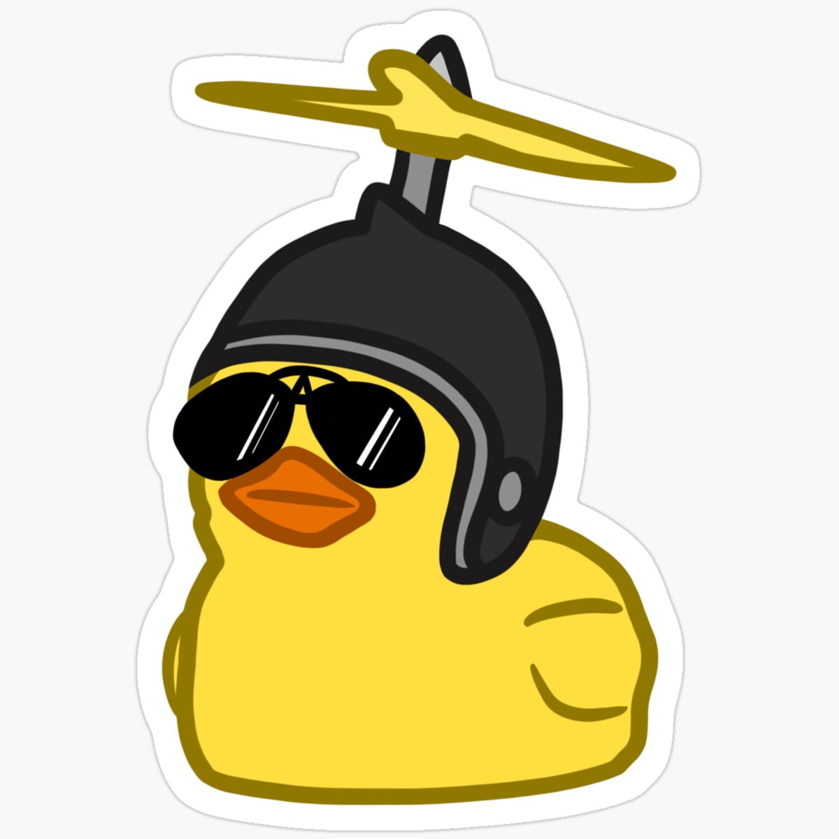 DOPASTICKER Rubber Duck Sticker. Gift You - Decorate Laptops, Water ...