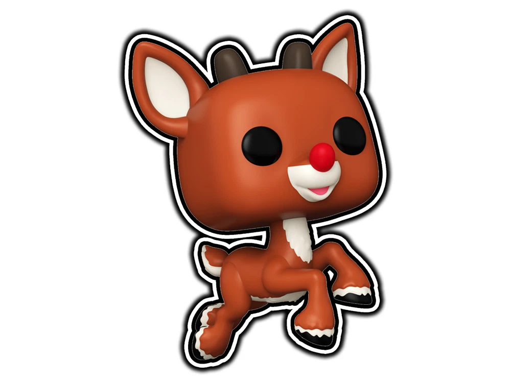 DOPASTICKER Rudolph #1568 Sticker Decal Phone Decal Water Bottle ...