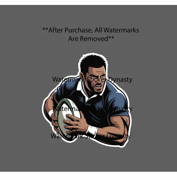 DOPASTICKER Rugby Player Sticker Sport Sports Game Games Sticker Phone ...
