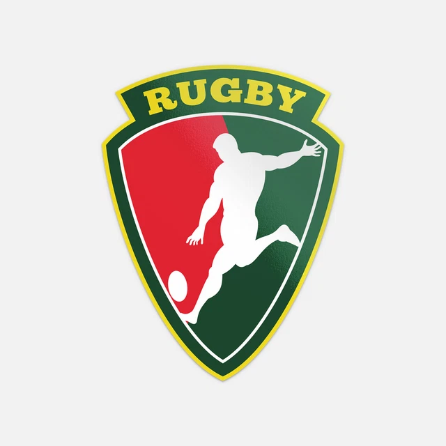 DOPASTICKER Rugby Sport Player Sticker Decal Phone Decal Water Bottle ...