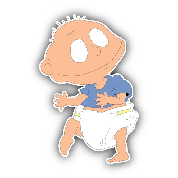 DOPASTICKER Rugrats Cartoon Sticker Decal Phone Decal Water Bottle ...