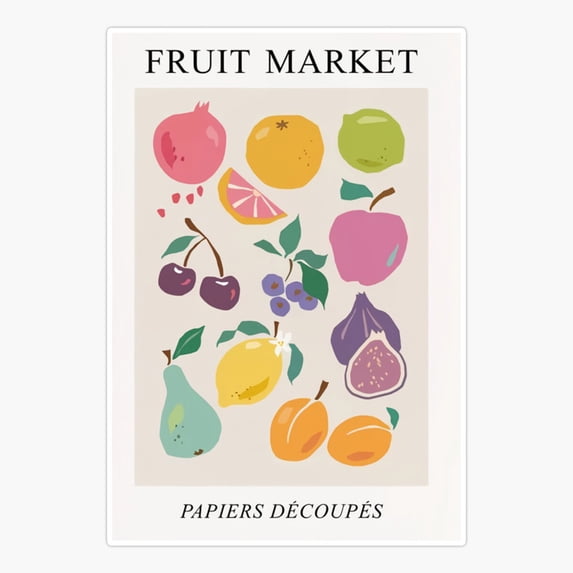 DOPASTICKER Ruit Market Papiers Decoupes Sticker, Phone Sticker Car ...