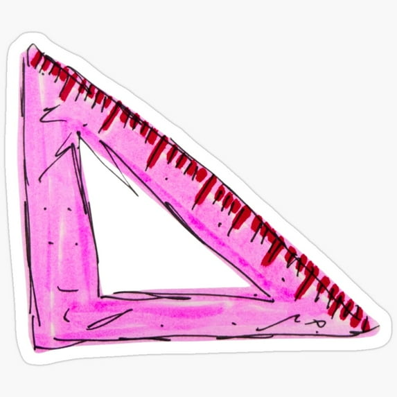 DOPASTICKER Ruler Sticker Phone Sticker, Latop Sticker, Lover Gift ...