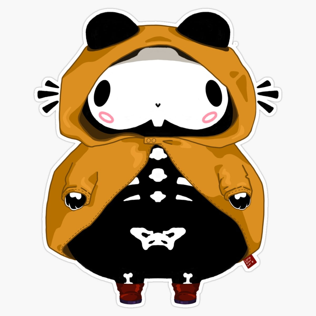 DOPASTICKER Rundhammo Rain Coat Sticker, Phone Sticker Car Stickers ...