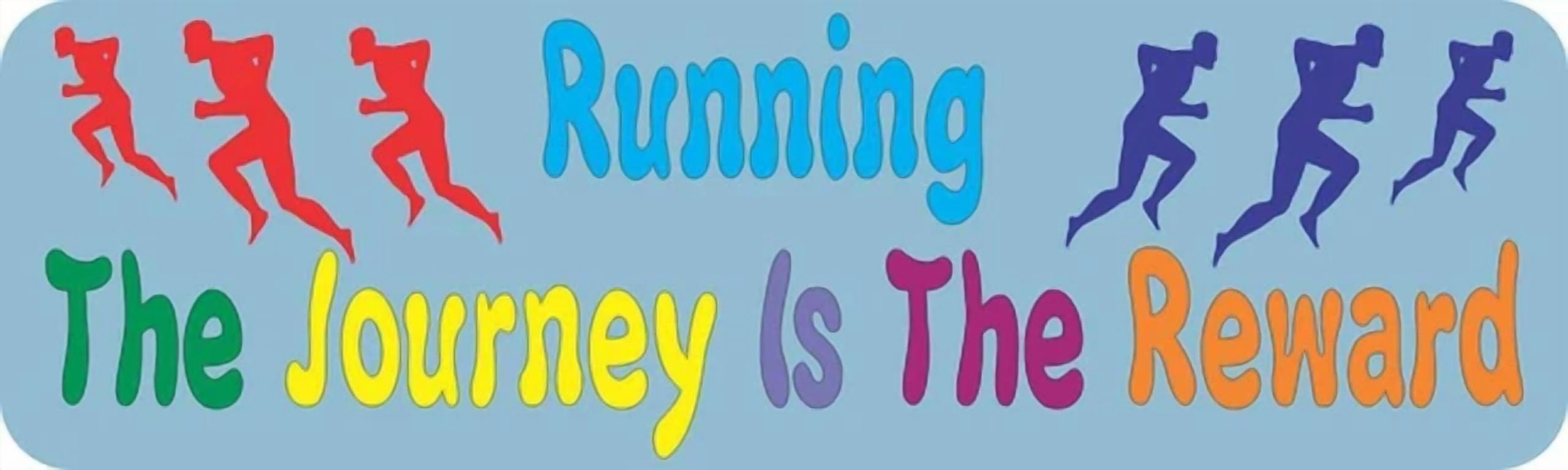 DOPASTICKER Running Journey Is Reward Sticker Car Sticker Phone Sticker ...