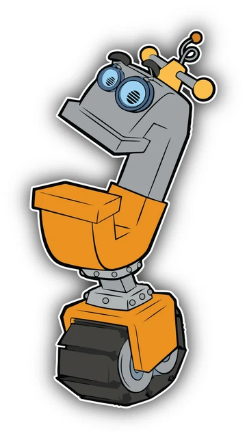 DOPASTICKER Rusty Rivets Cartoon Crush Sticker Decal Phone Decal Water ...