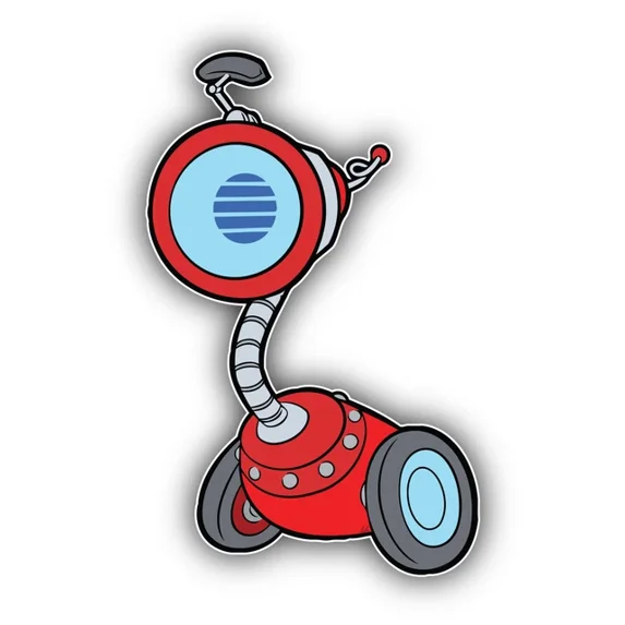 DOPASTICKER Rusty Rivets Cartoon Ray Sticker Decal Phone Decal Water ...