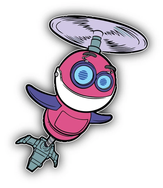 DOPASTICKER Rusty Rivets Cartoon Whirly Sticker Decal Phone Decal Water ...