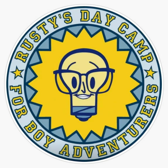 DOPASTICKER Rusty'S Day Camp Sticker, Phone Sticker Water Bottle ...