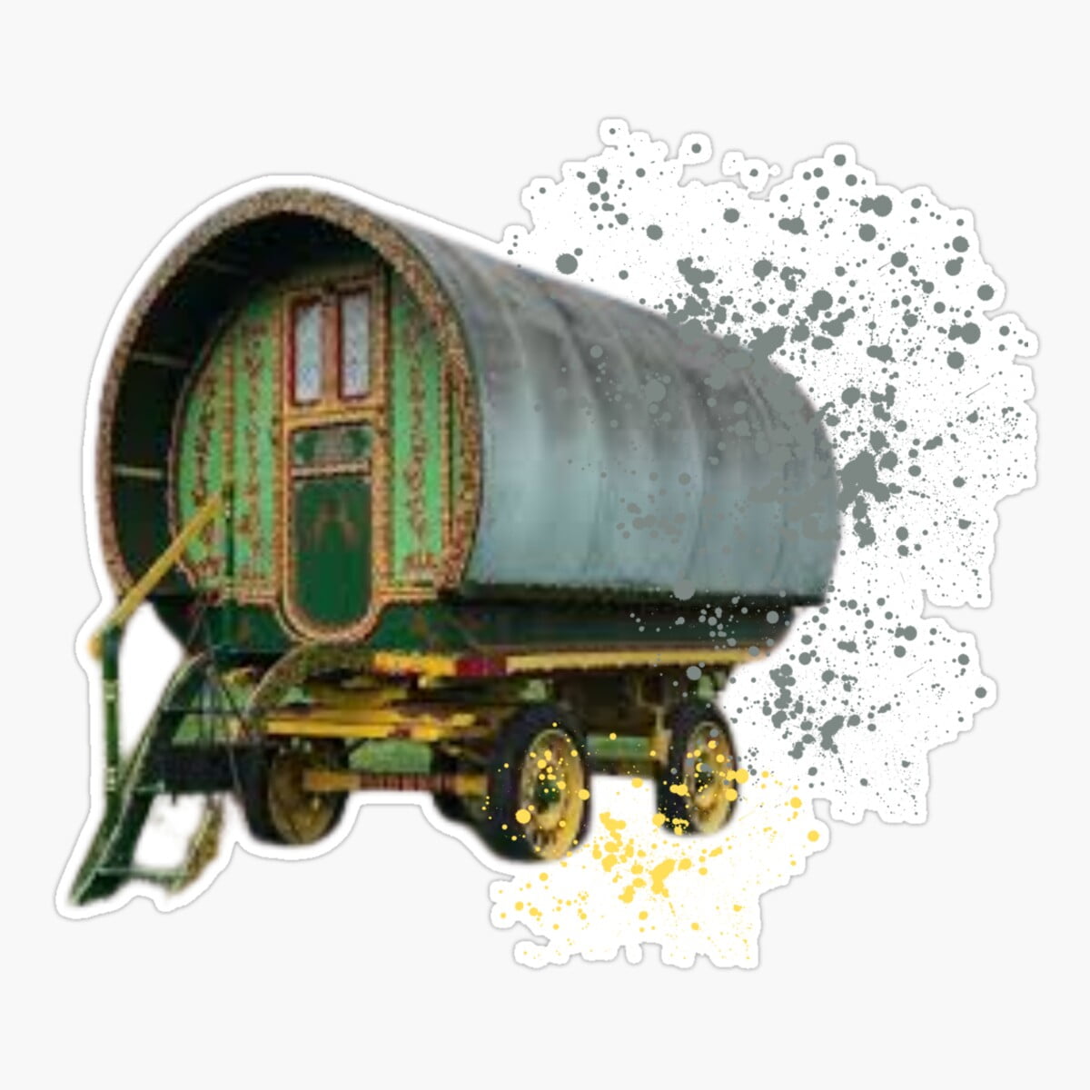 DOPASTICKER Rv Living Travellers,Vardos,Wagon Gypsy,Gipsy Sticker ...