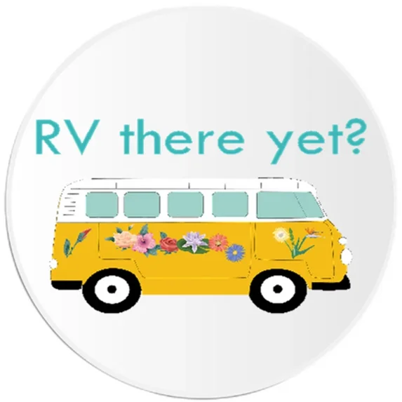 DOPASTICKER Rv There Yet Sticker, Camping Camper Bus Van Life Phone ...