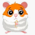 DOPASTICKER Sad Hamster Sticker, Phone Sticker Car Stickers, Birthday ...
