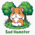 DOPASTICKER Sad Hamster Sticker, Phone Sticker Car Stickers, Birthday ...