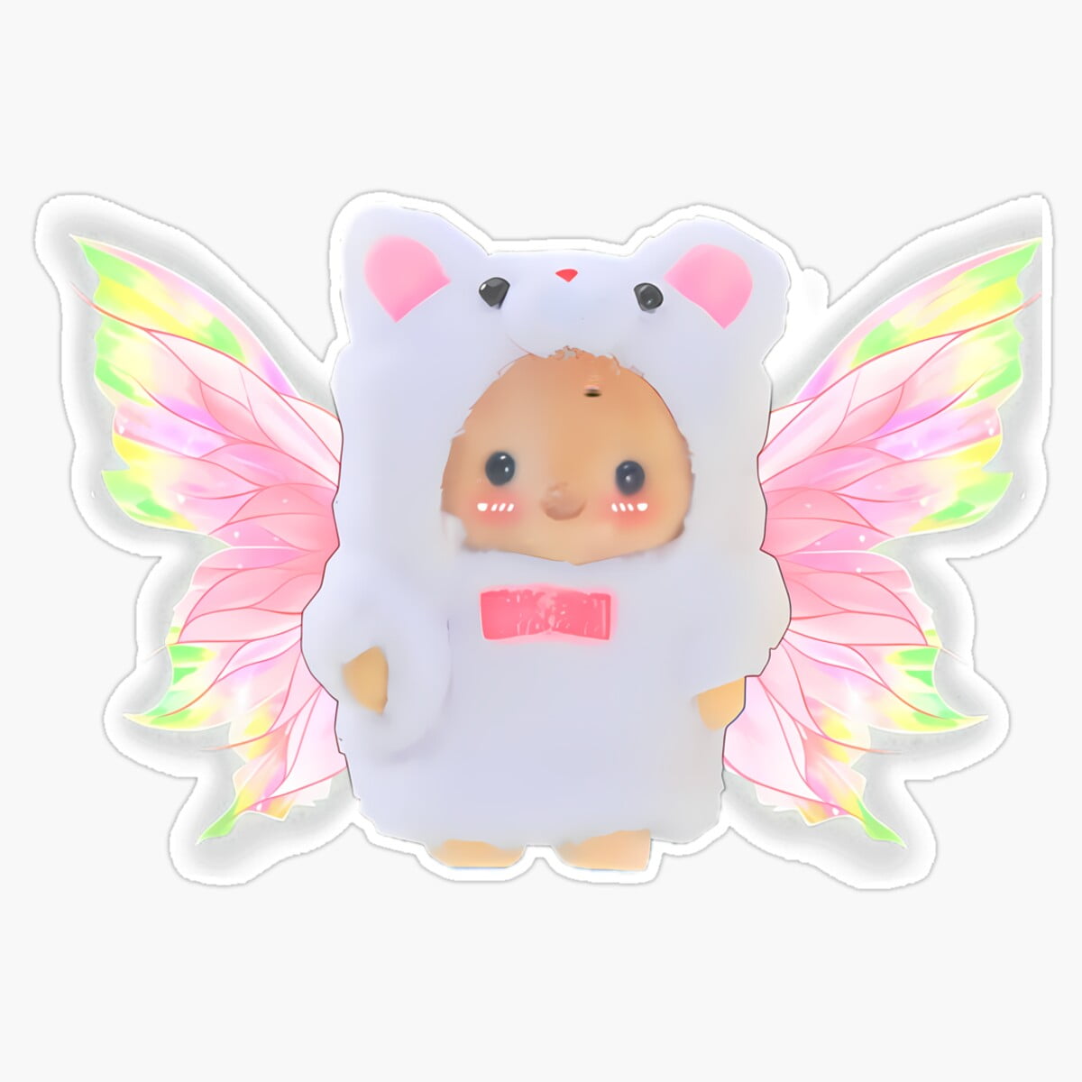 DOPASTICKER Sad Hamster Sticker, Phone Sticker Water Bottle Sticker Car ...