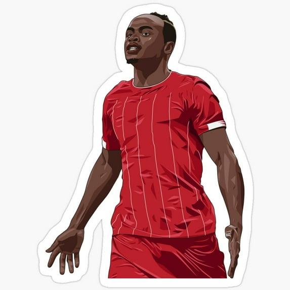 DOPASTICKER Sadio Manã£Â© Perfect Gift Everyone Phone Decal Water ...
