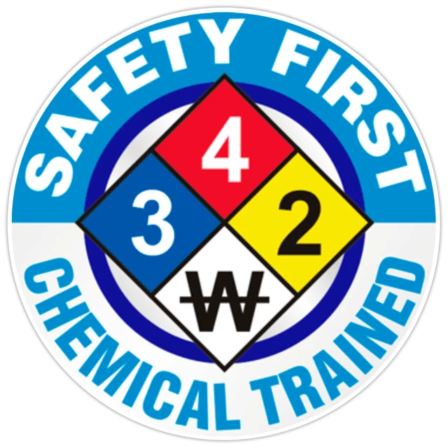 DOPASTICKER Safety First Chemical Trained Sticker Military Soldier ...