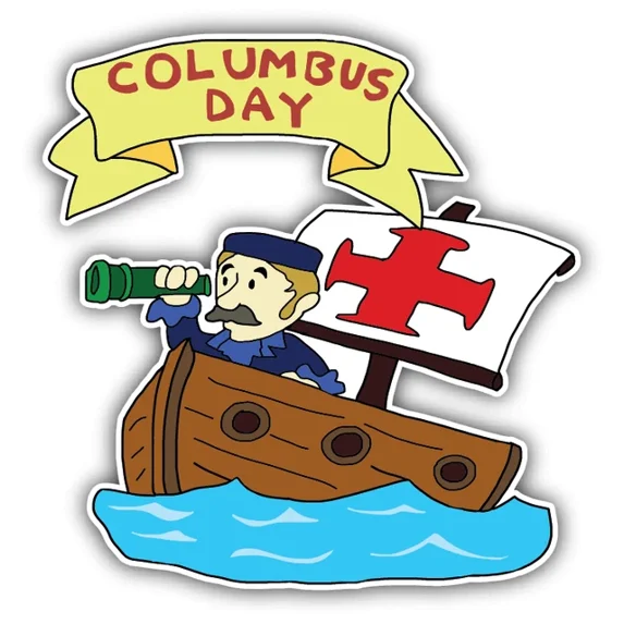 DOPASTICKER Sailor Columbus Day Cartoon Car Sticker Phone Decal Water ...
