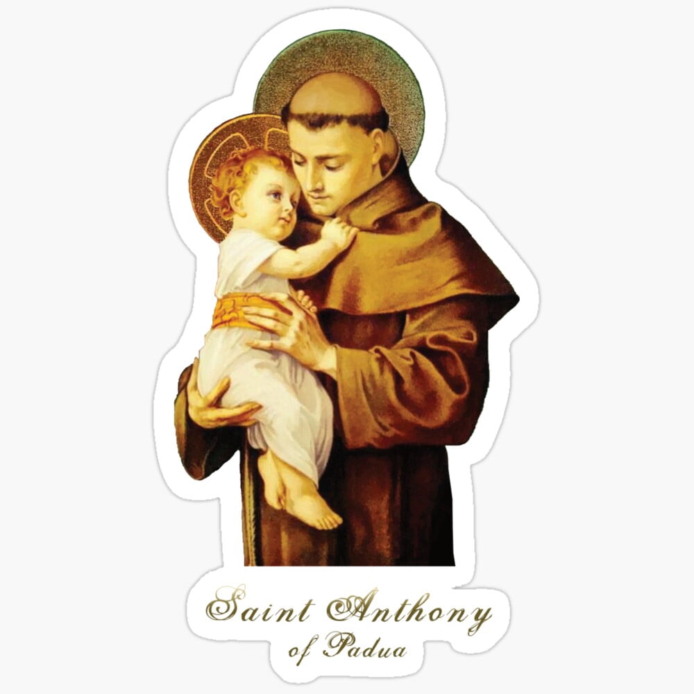 DOPASTICKER Saint Anthony Of Padua - Perfect Birthday Gift Everyone ...
