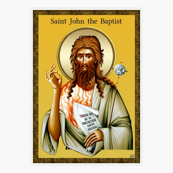 DOPASTICKER Saint John The Baptist New Eng Sticker, Phone Sticker Car ...