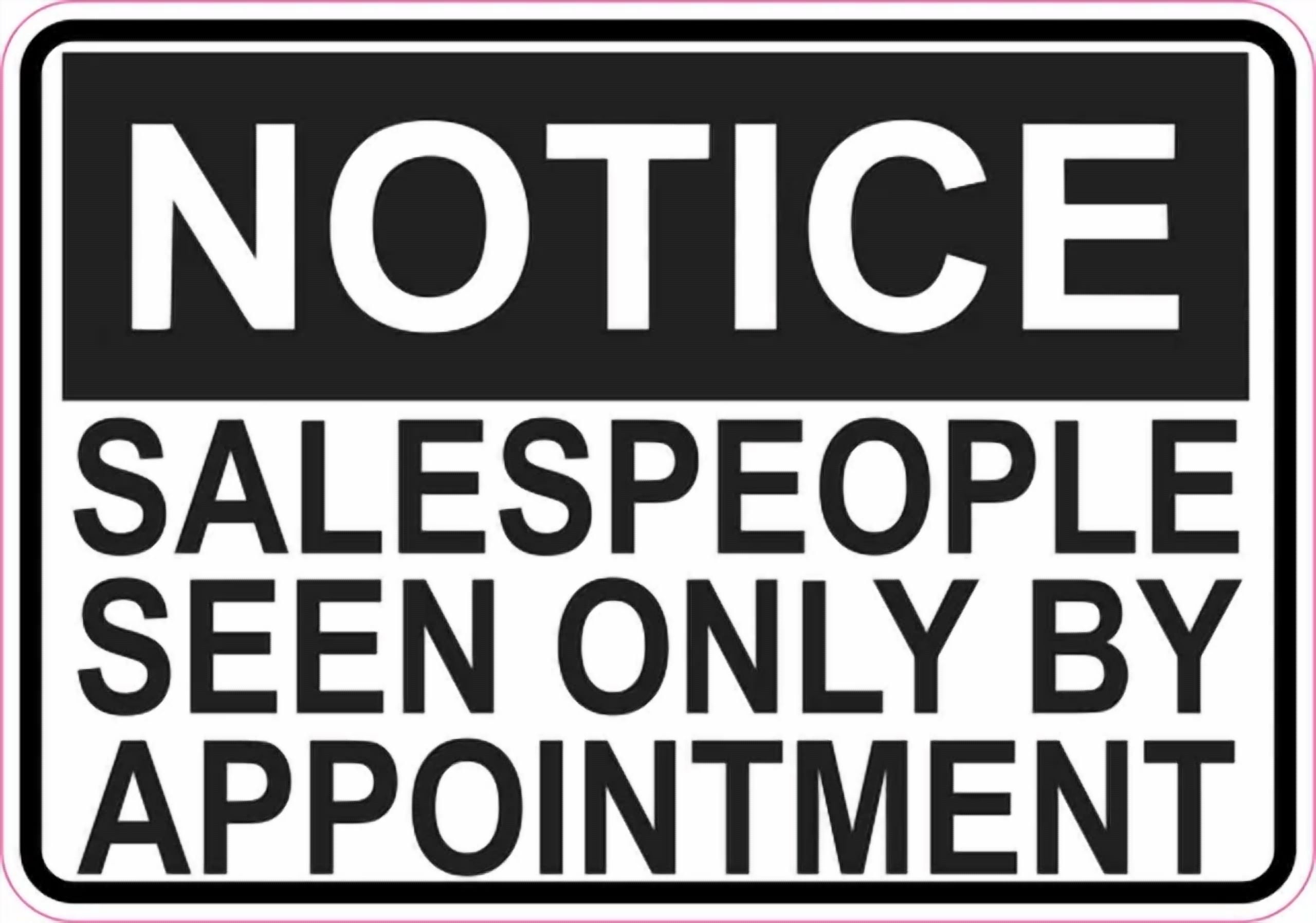 DOPASTICKER Salespeople Seen Only By Appointment Sticker Phone Sticker ...