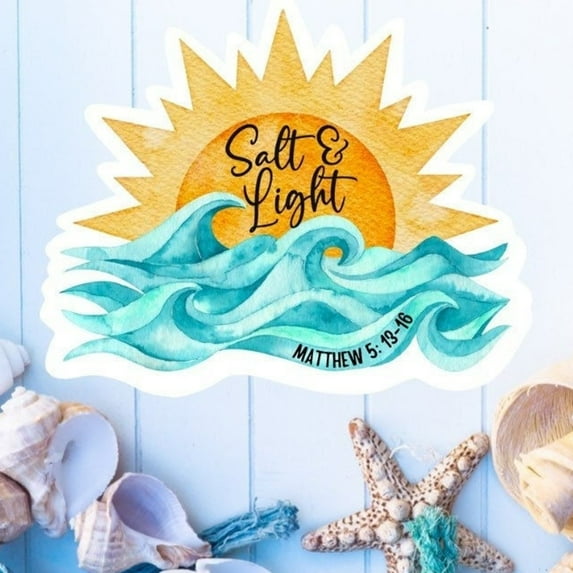 DOPASTICKER Salt And Light Matthew Christian Bible Study Sticker Phone ...