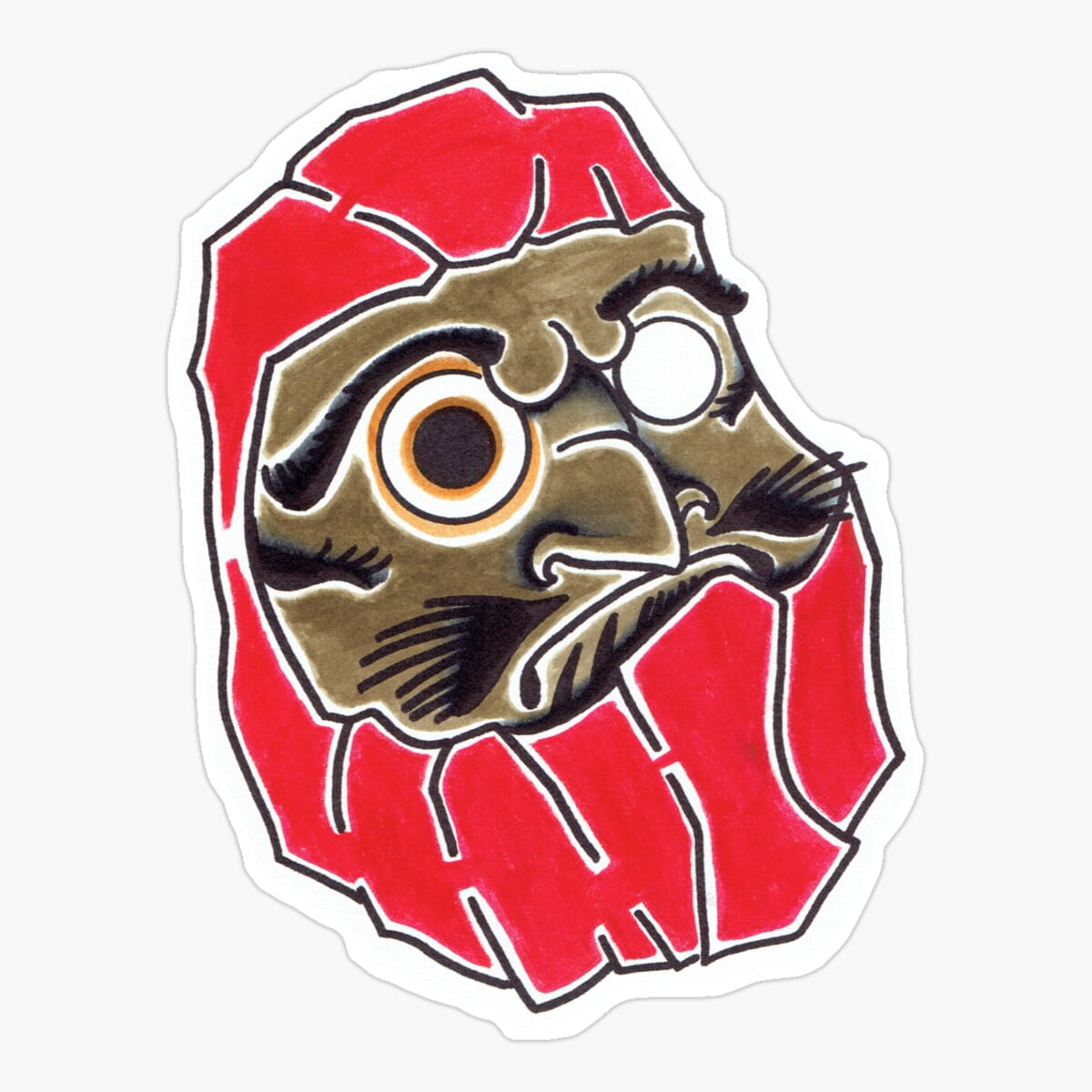 DOPASTICKER Samoyed Dog Waves Hello Sticker, Phone Sticker Car Stickers ...