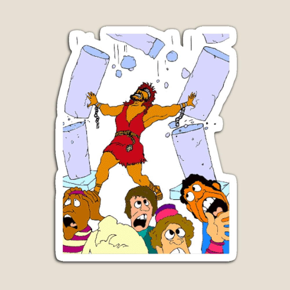 DOPASTICKER Samson Strength Sticker Decorative Laptop, Phone Stickers ...