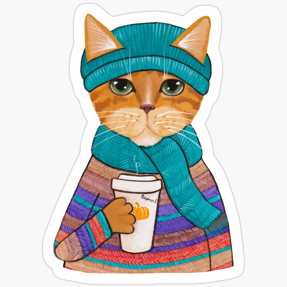 DOPASTICKER Samuel Ready For Autumn Sticker Phone Decal Water Bottle ...