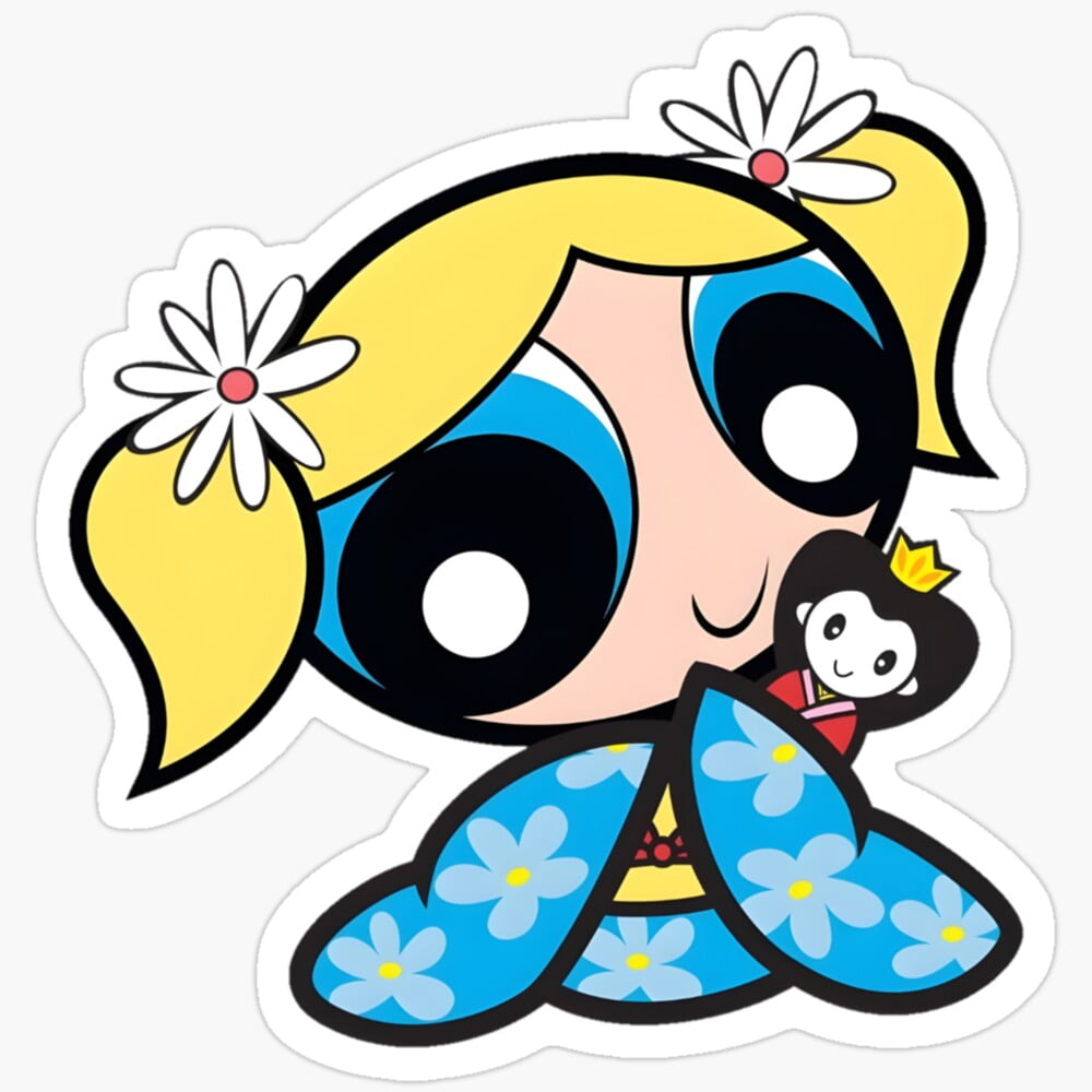DOPASTICKER Samurai Bubbles Sticker Phone Sticker, Latop Sticker, Lover ...