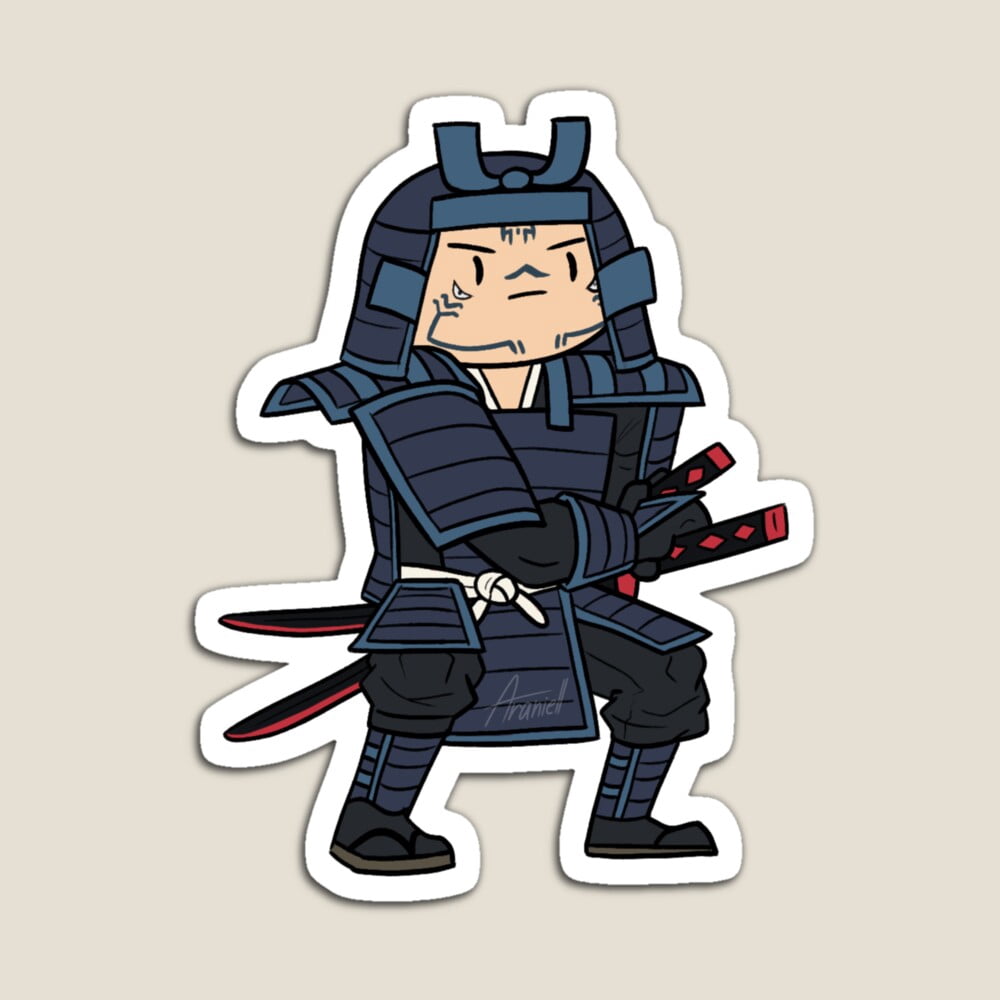 DOPASTICKER Samurai Sukuna Decorative Laptop, Phone Stickers ...