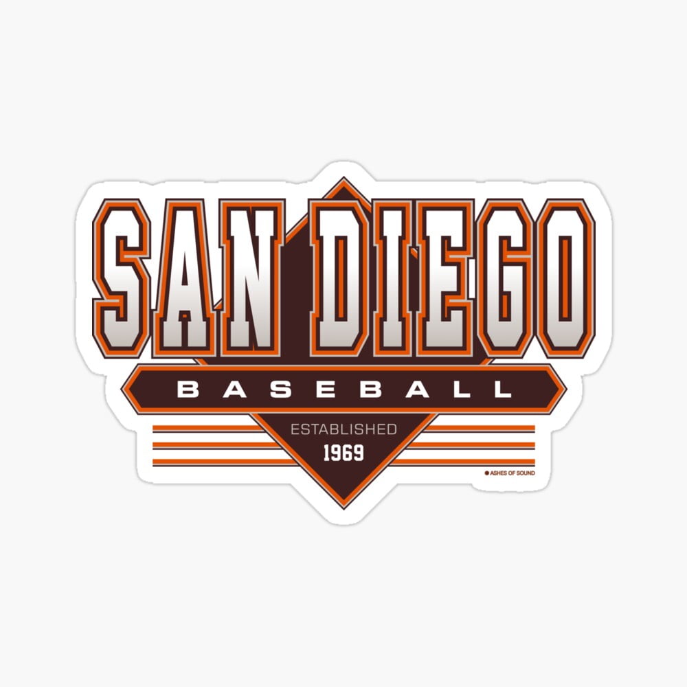 DOPASTICKER San Go Baseball Retro, Vintage Padres Inspired 90S ...