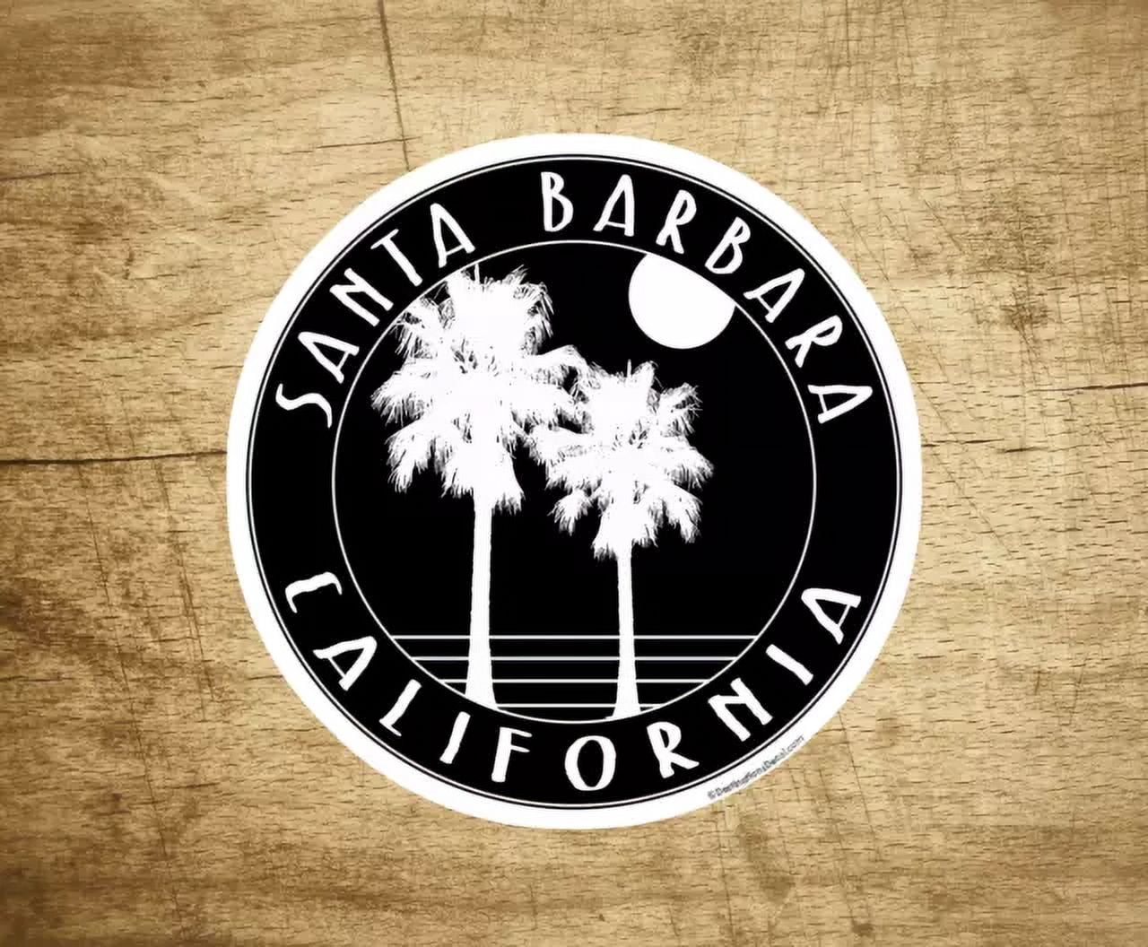 DOPASTICKER San.Ta Barbara California Decal Surfing Pacific Ocean Surf ...